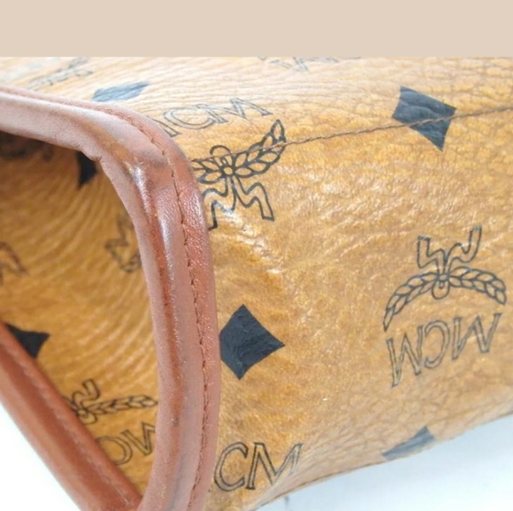 MCM | Bags | Authentic Mcm Old Design Logo Printed Clutch Bag | Poshmark